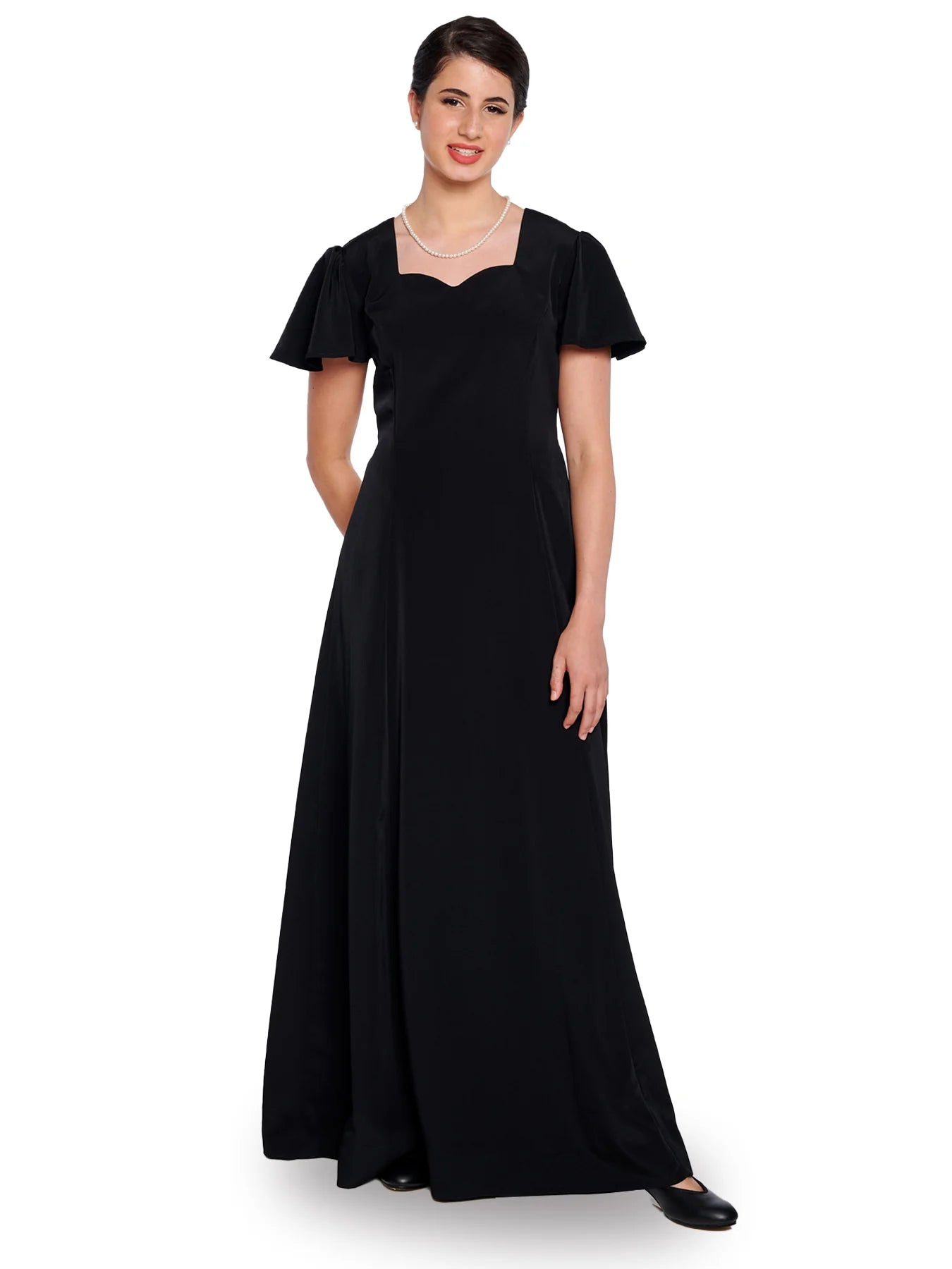LILLIAN (Style #101) - Scoop Neck Long Sleeve Dress - guardcloset