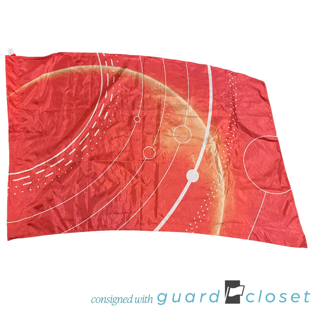 16 Orange Red Planet Solar System Flags – guardcloset