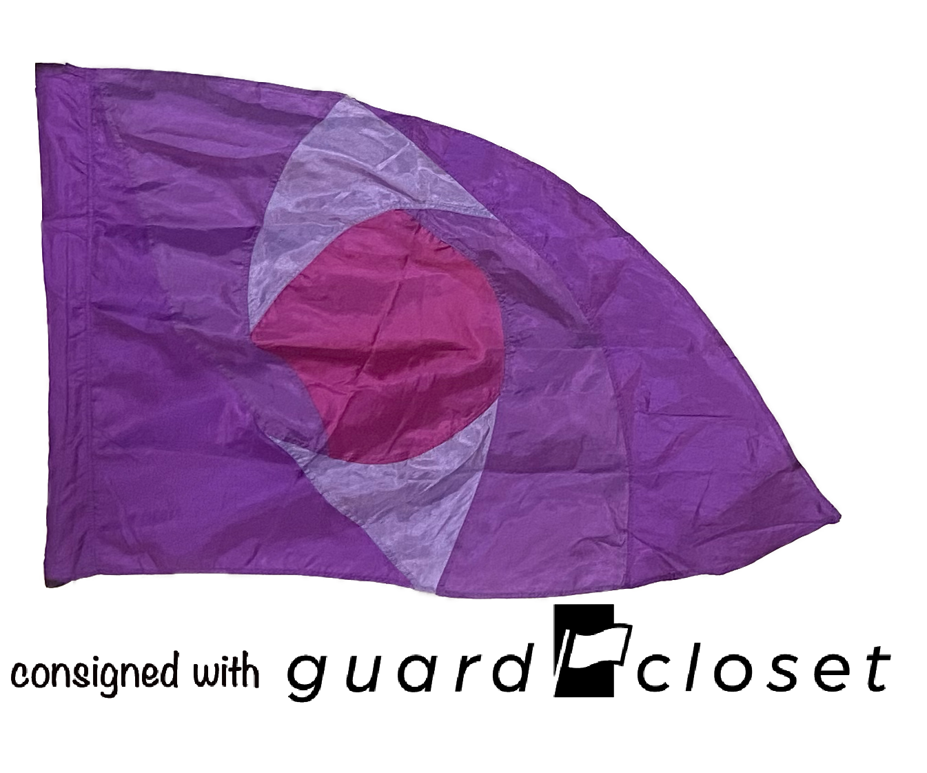 5 purple/pink flags - guardcloset