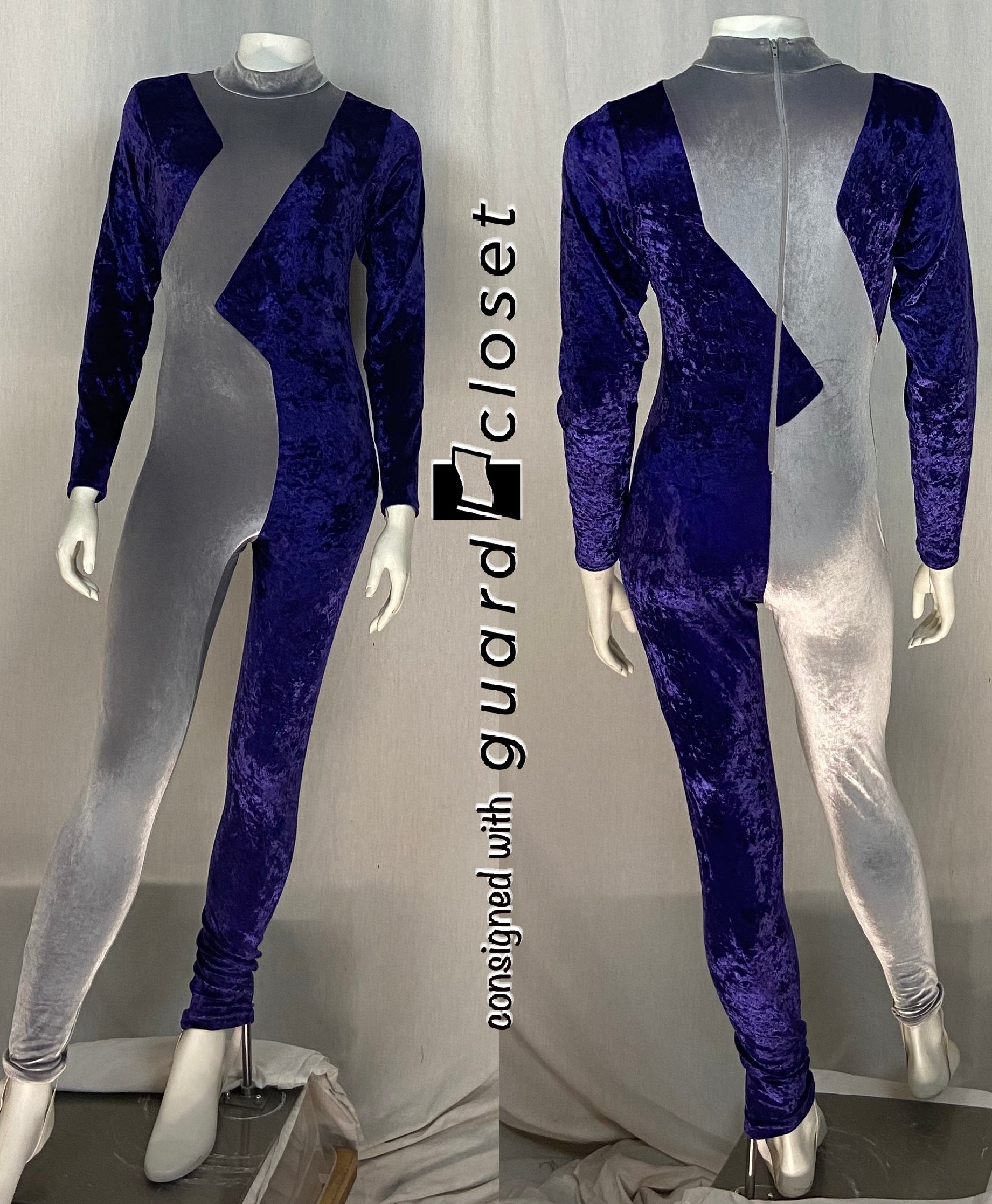 22 purple/gray unitards - guardcloset