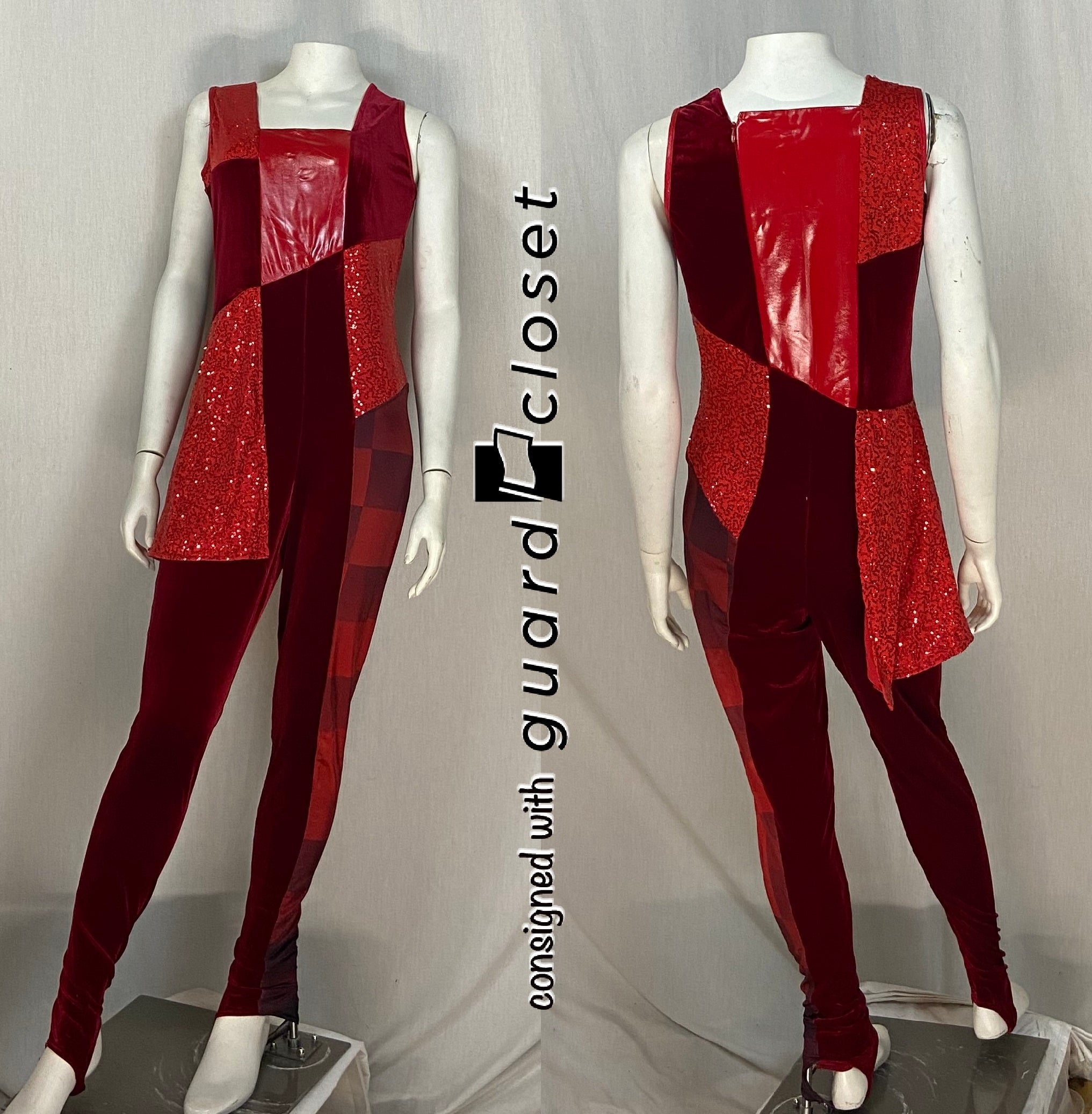 19 red unitards – guardcloset