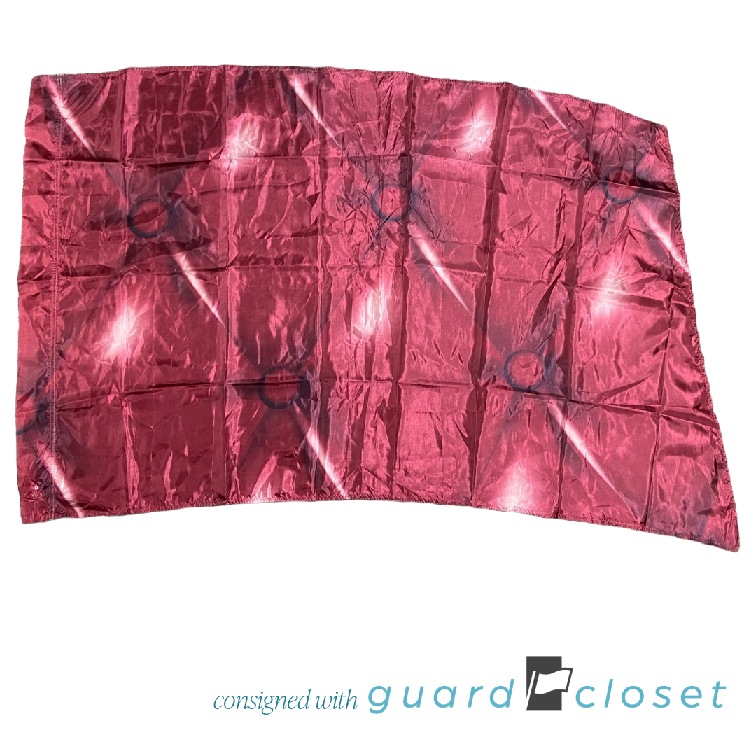 8 maroon tufted sofa flags by R&S Marching Arts – guardcloset