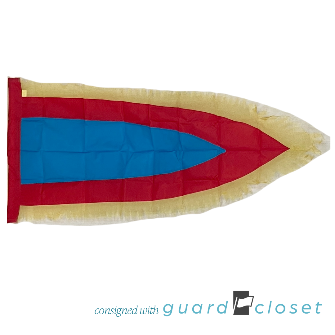 12 purple/ orange flags - guardcloset