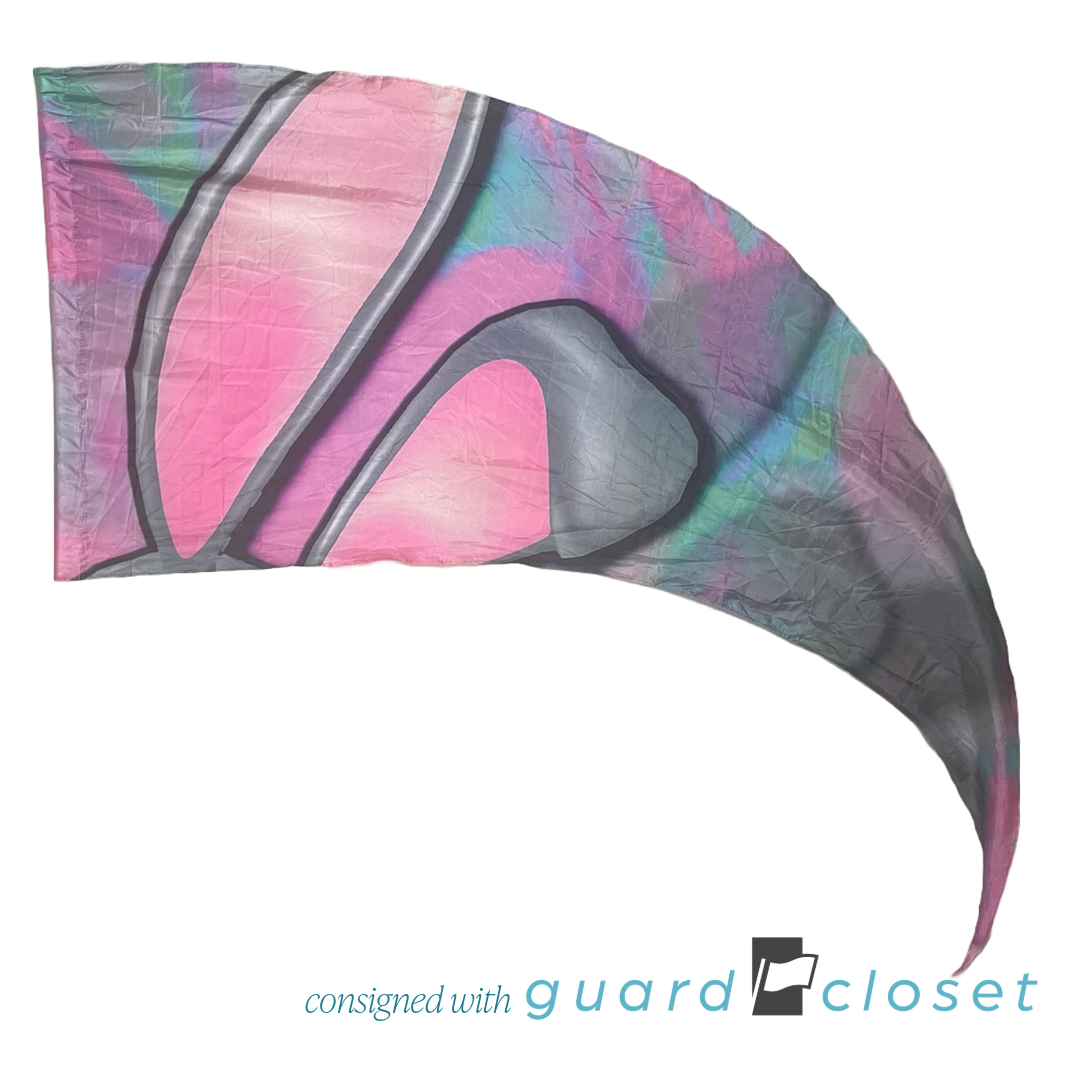 33 Pink Green Wavy Swing Flags by Field & Floor FX – guardcloset