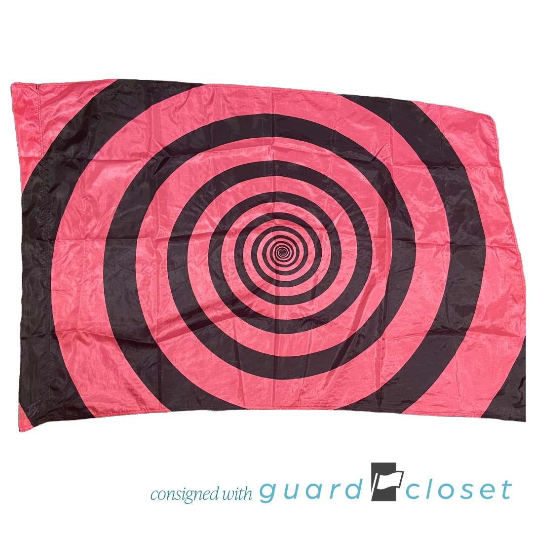 37 Hot Pink & Black Spiral Vortex Flags by Field & Floor FX – guardcloset