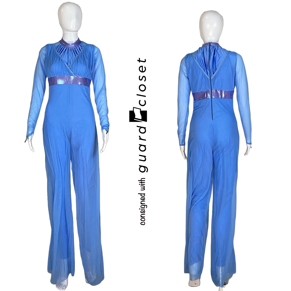 13 Light Blue Long Sleeve Unitard by Creative Costuming & Designs ...